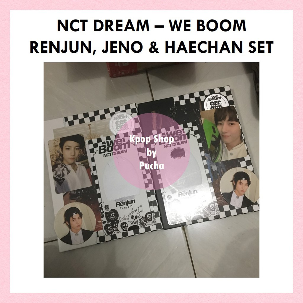 Jual NCT DREAM - WE BOOM ALBUM RENJUN JENO HAECHAN SET | Shopee Indonesia