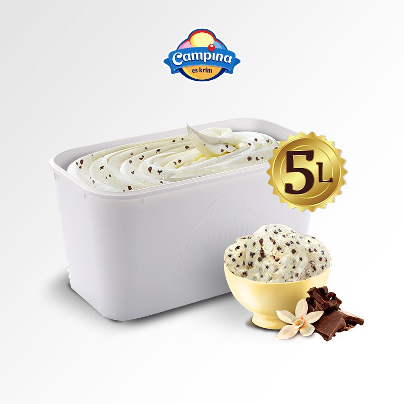 Jual Campina Ice Cream Campina 5 Liter Chocochunk - Es Krim | Shopee ...