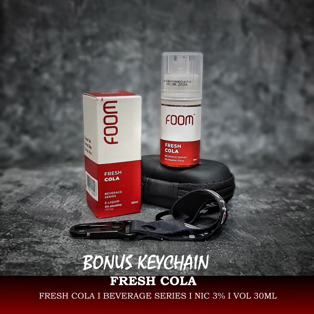 Jual Foom LIQUID Fresh Cola Salt Nic 30ml 30mg BONUS KEYCHAIN | Shopee ...