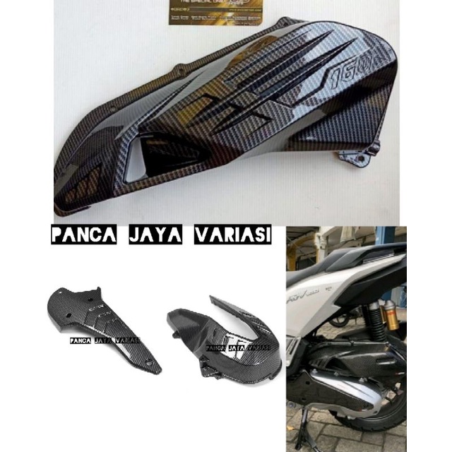 Jual PAKETAN 3IN 2IN TUTUP/COVER CVT HAWA FILTER PCX 160 ADV 160 SMOKE ...