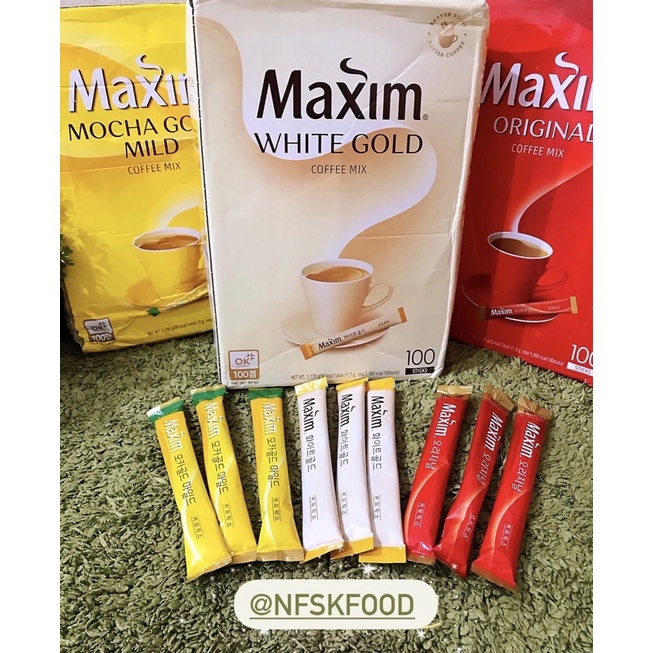 Jual [1 SACHET] MAXIM KOREAN COFFEE | MAXIM GOLD COFFEE | MAXIM ...