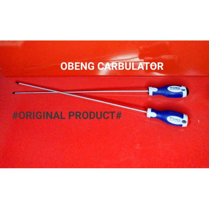 Jual TORA obeng plus minus panjang 25cm - setel carbulator - body mini ...