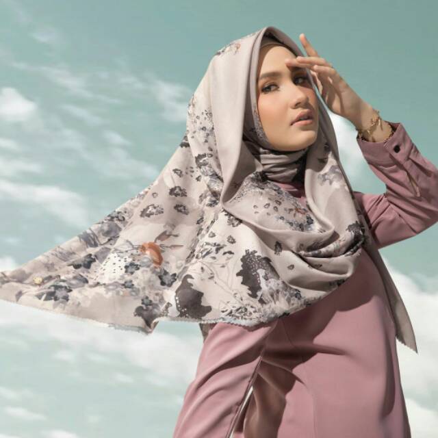 Jual ramsi scarf mocca blush by heavenlight | Shopee Indonesia