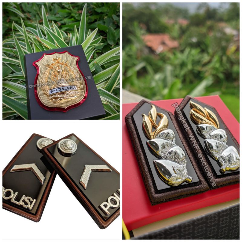 Jual PANGKAT PDH POLISI BRIPDA+MONOGRAM+KEWENANGAN | Shopee Indonesia