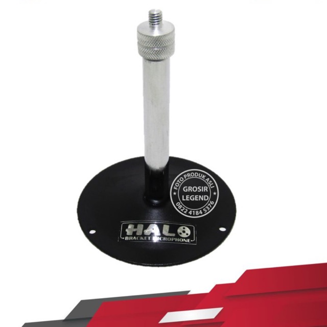 Jual Stand standing mic tempel dinding/wall bracket mic polos | Shopee ...