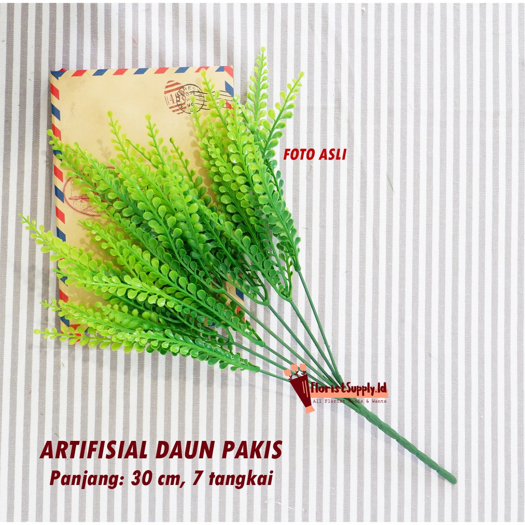 Jual [1 Tangkai 7 cabang] Daun Pakis Artifisial | Shopee Indonesia