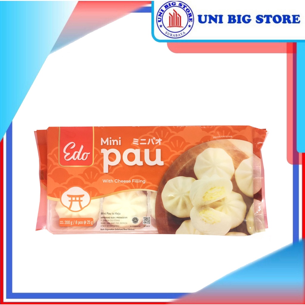 Jual Edo Mantou MIni Pau Cheese Frozen 200 gr Roti Sepan Keju Beku ...