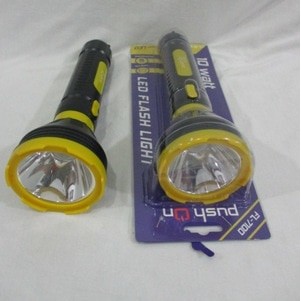 Jual PUSH ON/Senter LED 1x10 watt Super FL-7100 Senter Charge Panjang ...