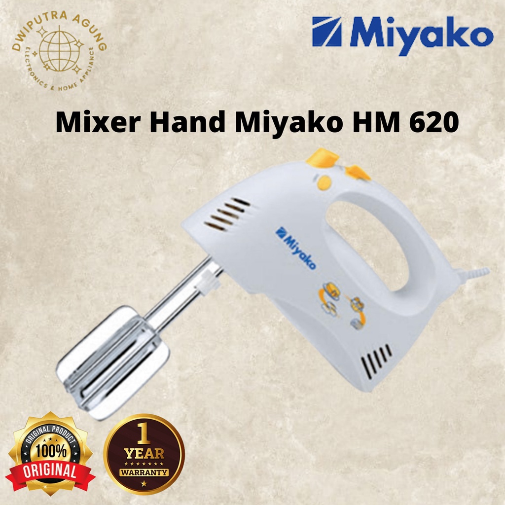 Jual Mixer Hand Miyako HM 620 / HM620 GARANSI RESMI | Shopee Indonesia