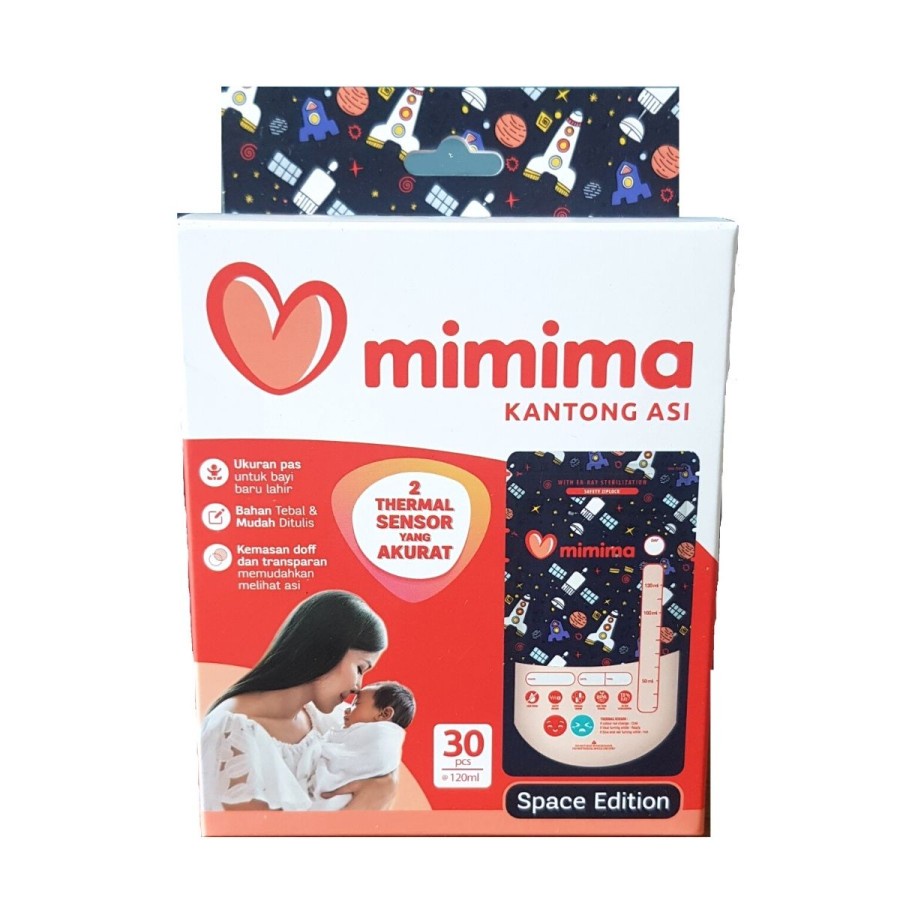 Jual Mimima Breastmilk Storage Kantong ASI 120ml | Shopee Indonesia