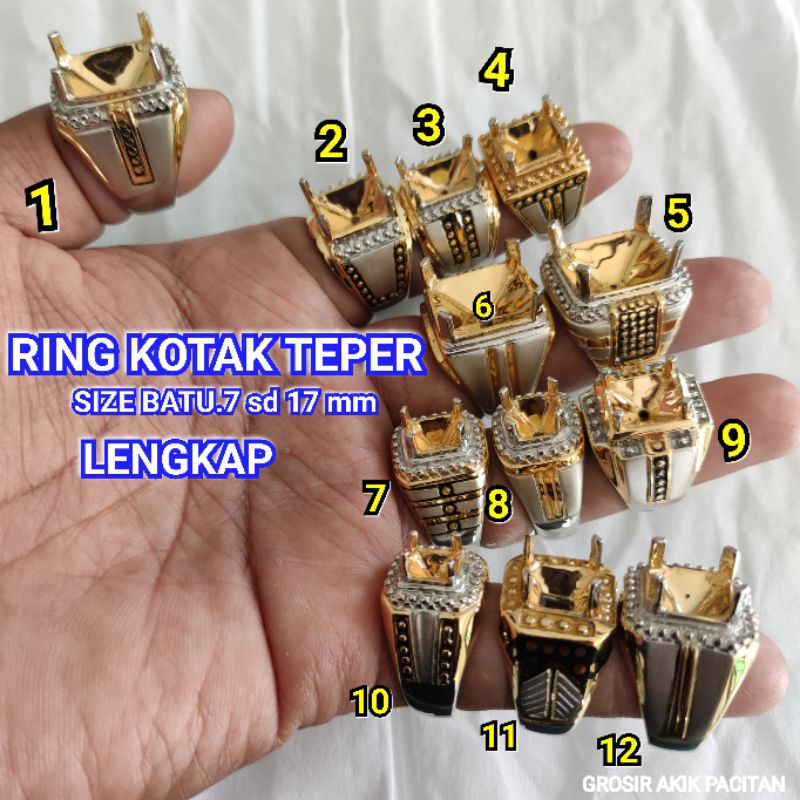 Jual RING TEPER KOTAK DOBEL PLAT | Shopee Indonesia