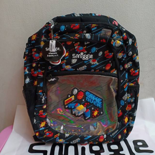 Jual Smiggle Backpack Fave Game Over Original SALE | Shopee Indonesia