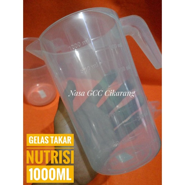 Jual GELAS UKUR TAKARAN NUTRISI AB MIX HIDROPONIK 1 LITER | Shopee ...