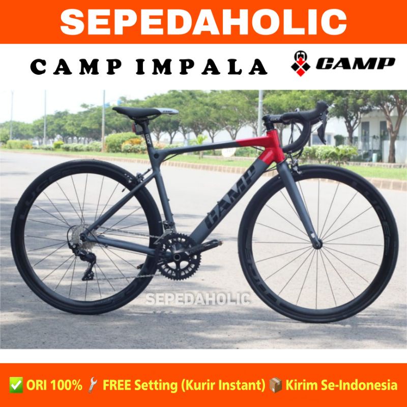 Jual Sepeda Balap ELEMENT CAMP IMPALA Roadbike 700C Shimano 105 2x11 ...