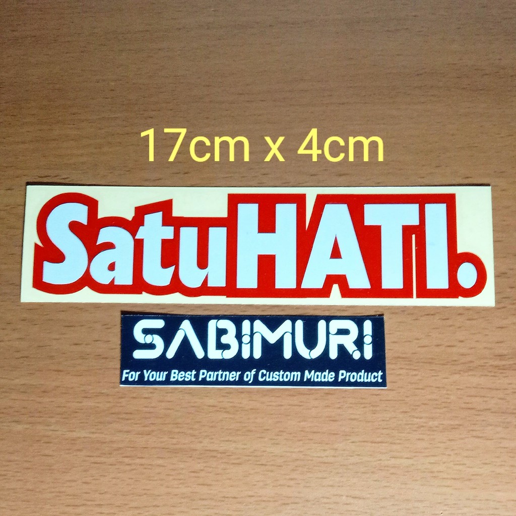 Jual Cutting Sticker Stiker Honda Oneheart Satu Hati | Shopee Indonesia