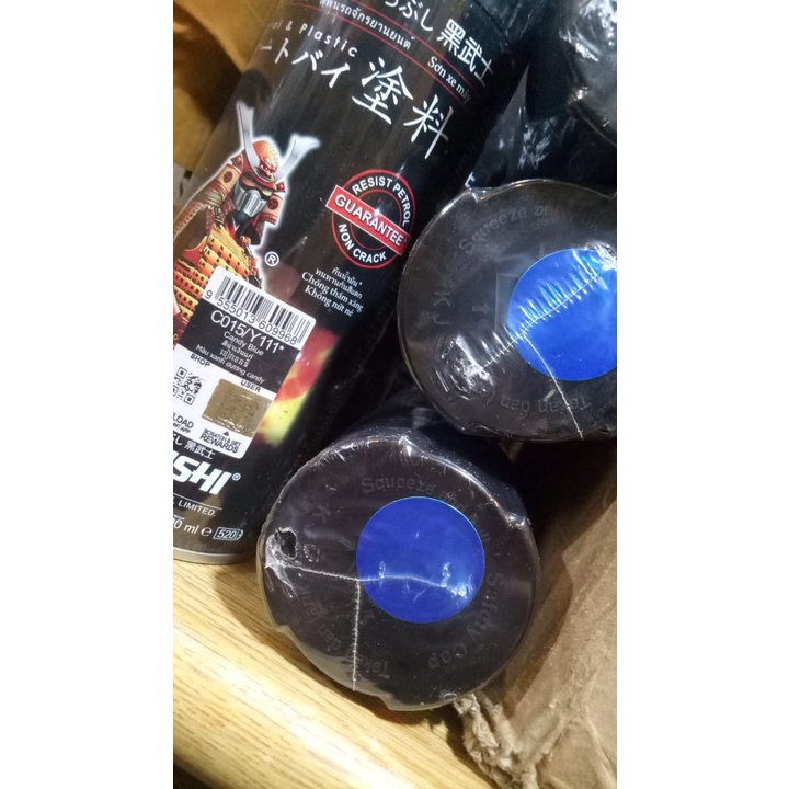 Jual cat semprot samurai kurobushi pilok pilox samurai candy blue y111 ...