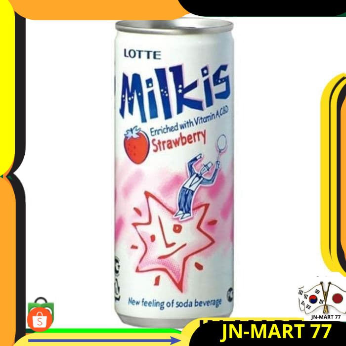 Jual KOREAN FOOD/MINUMAN KOREA HALAL IMPOR/KOREAN DRINK FLIGHTS MILKIS STRAWBERRY 250 ML ...