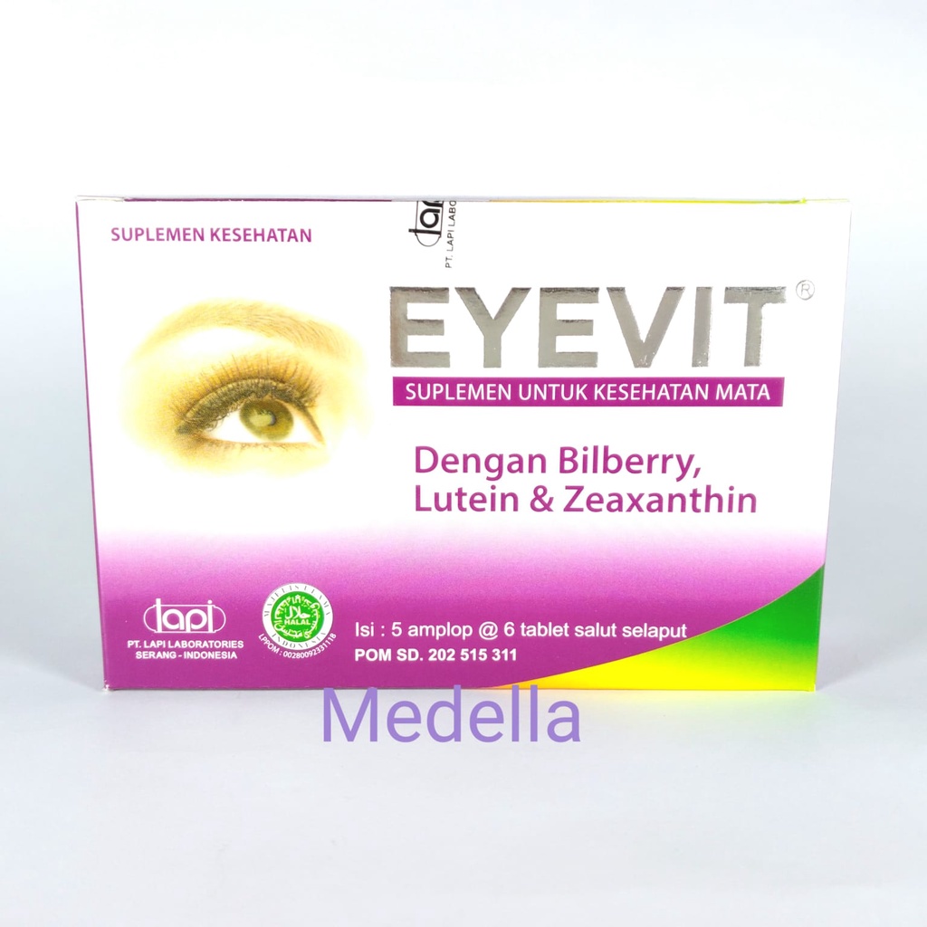Jual Eyevit Tablet Box isi 30 Tablet | Shopee Indonesia