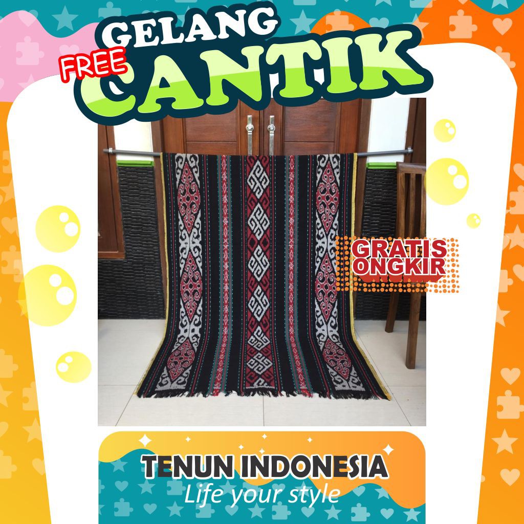 Jual Tenun Ikat Blanket Etnik Kain Selimut Handmade Asli Tradisional ...
