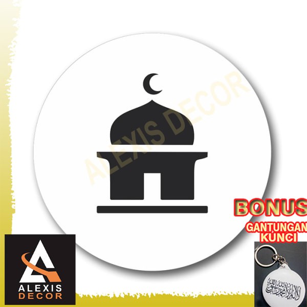 Jual Promo SIGN RUANG MUSHOLA HITAM PUTIH - Putih Keren | Shopee Indonesia