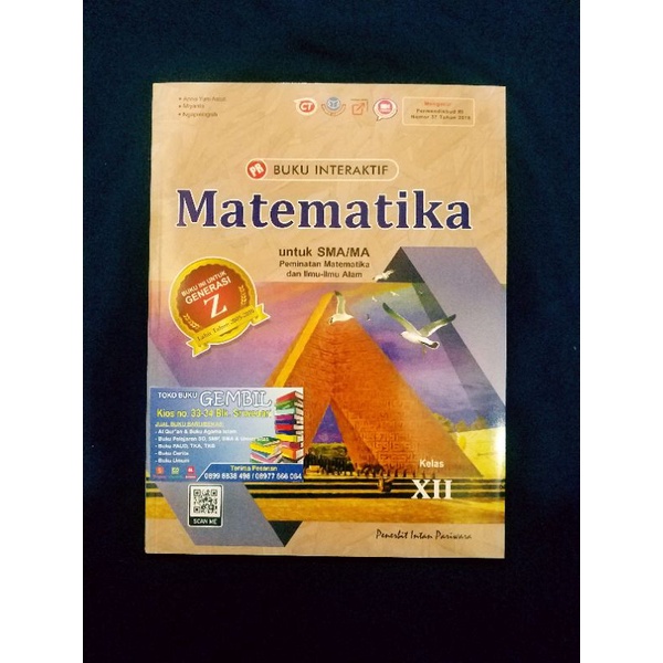 Jual Buku PR / LKS Matematika Kelas XII Peminatan Matematika dan Ilmu - Ilmu Alam Edisi Terbaru ...