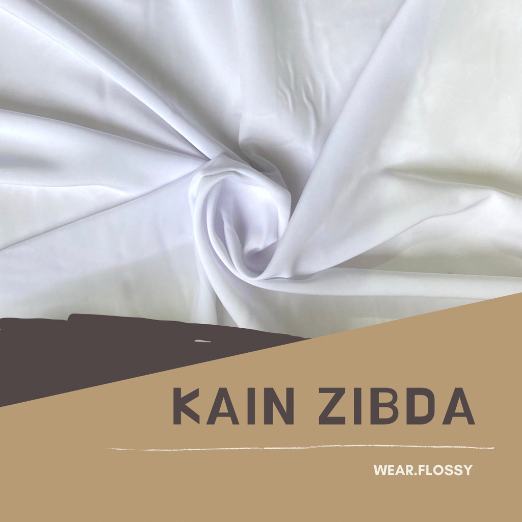 Jual Kain Zibda Kain Thobe Polyester Kain Jubah Pria 1/2 (0,5) meter ...