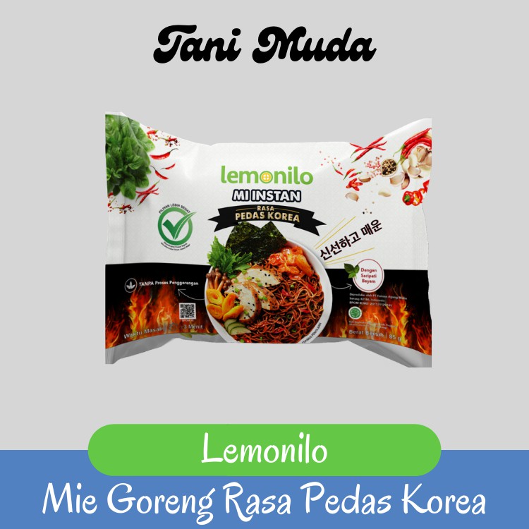 Jual Lemonilo - Mie Goreng Rasa Pedas Korea - Mie Sehat 85 gr | Shopee ...