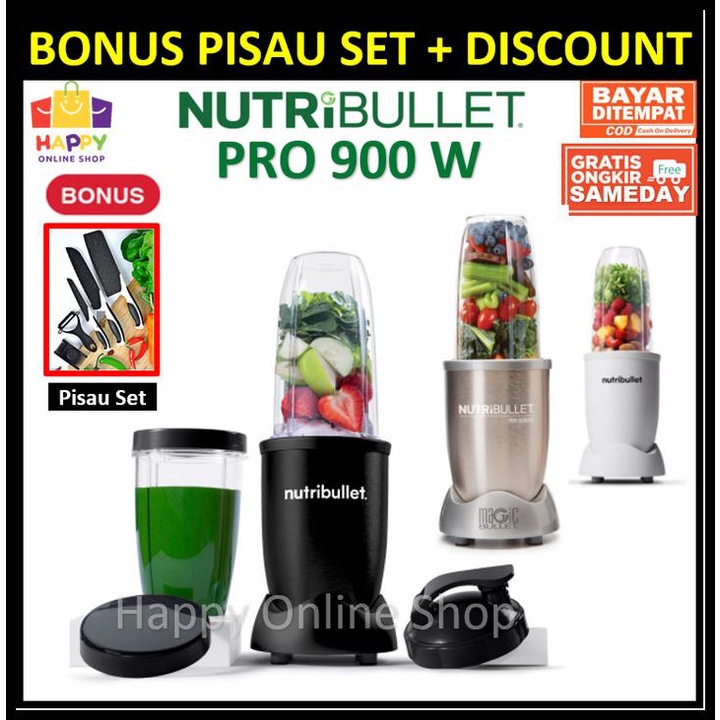 Jual Nutribullet Pro 900W 9 pc- Nutri Bullet Pro 900 W Blender ...
