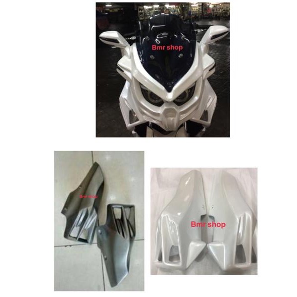 Jual cover sein nmax model predator , pelindung sen nmax , cover sen ...