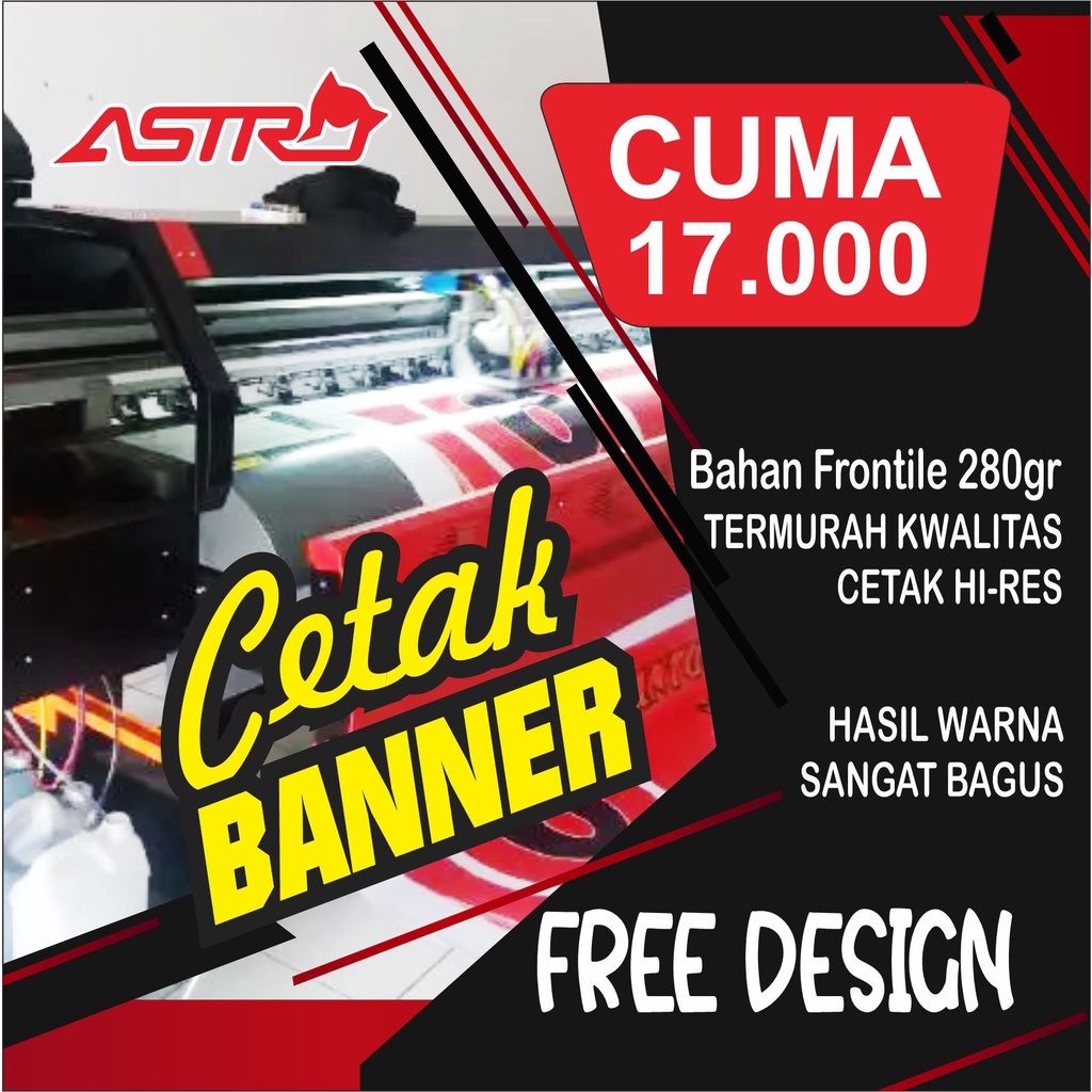 Jual Cetak Backdrop dan Spanduk banner Custom ketebalan 280gr | Shopee ...