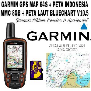 Jual Garmin Gps Map 64S + Peta Laut Bluechart ( Paket Murah ) | Shopee Indonesia