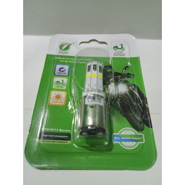 Jual Lampu depan LED utama Vespa thunder plus angel eye cahaya putih ...