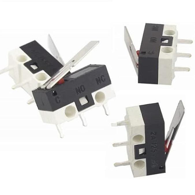 Jual Micro Limit Switch Saklar Mini Tekan Kecil SPDT 3 Pin 125V Push Button | Shopee Indonesia