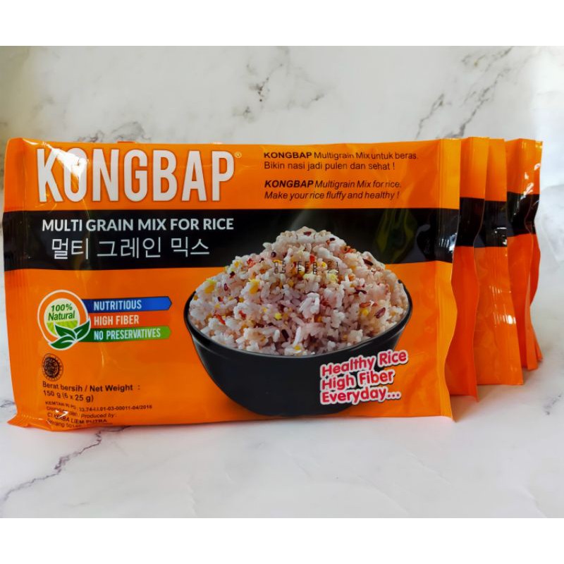 Jual Kongbap Multi Grain Mix For Rice 150g ( 6 × 25g ) Kongbab Multi ...