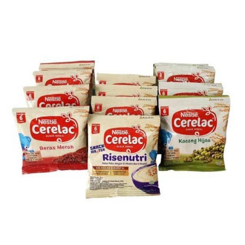 Jual Cerelac dan Promina sachet Bubur Sereal Bayi Sachet 20gr bubur ...