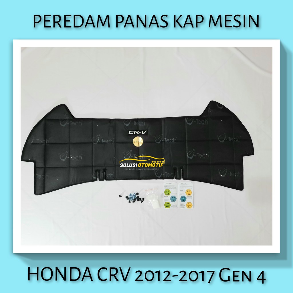 Jual HONDA CRV 2012-2017 Gen 4 VTECH Aksesoris Peredam Panas Kap Mesin ...