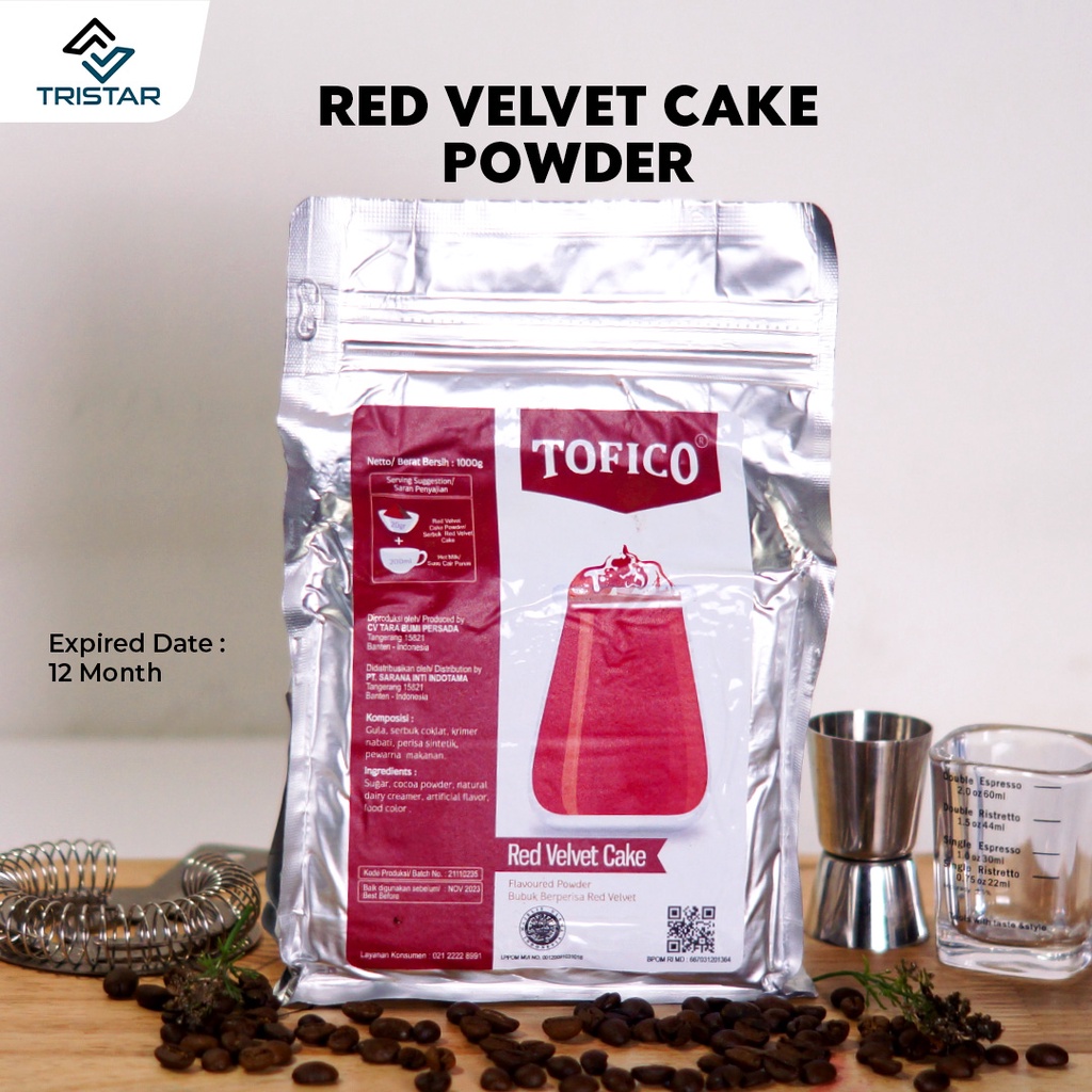 Jual BEST SELLER - Bubuk Minuman Red Velvet Cake - Tofico Powder 1KG ...