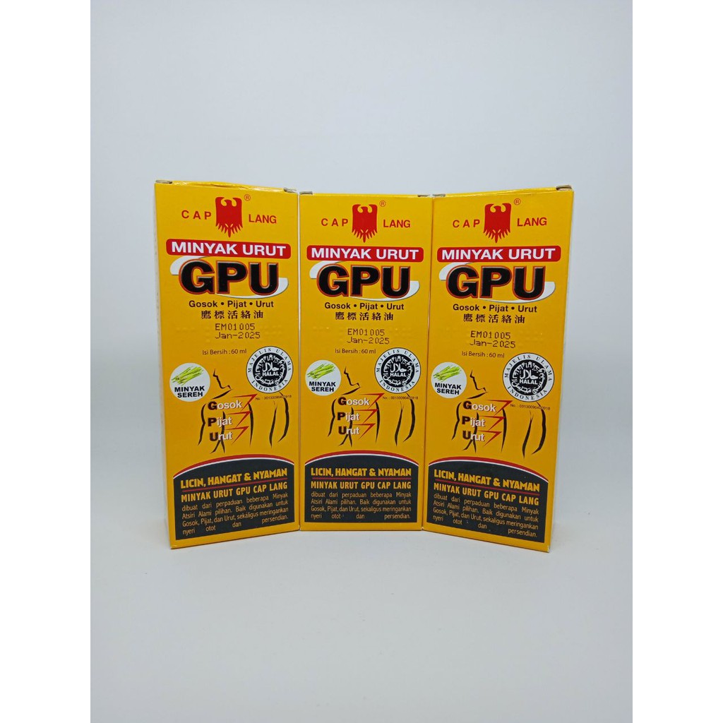 Jual GPU Minyak Urut Sereh 60ml | Shopee Indonesia