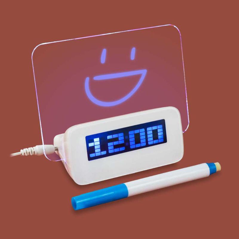 Jual Star Night Light Clock - Jam LCD Display Alarm Clock With Memo ...