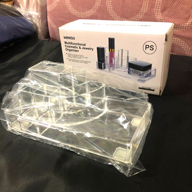 Jual Miniso Multifunctional Cosmetic & Jewelry Organizer Tempat Make Up ...