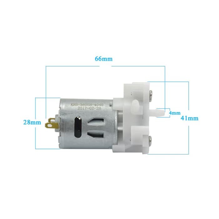 Jual Pompa Air Mini RS-360SH Micro Gear Pump DC 3-12V Water Spray Motor ...