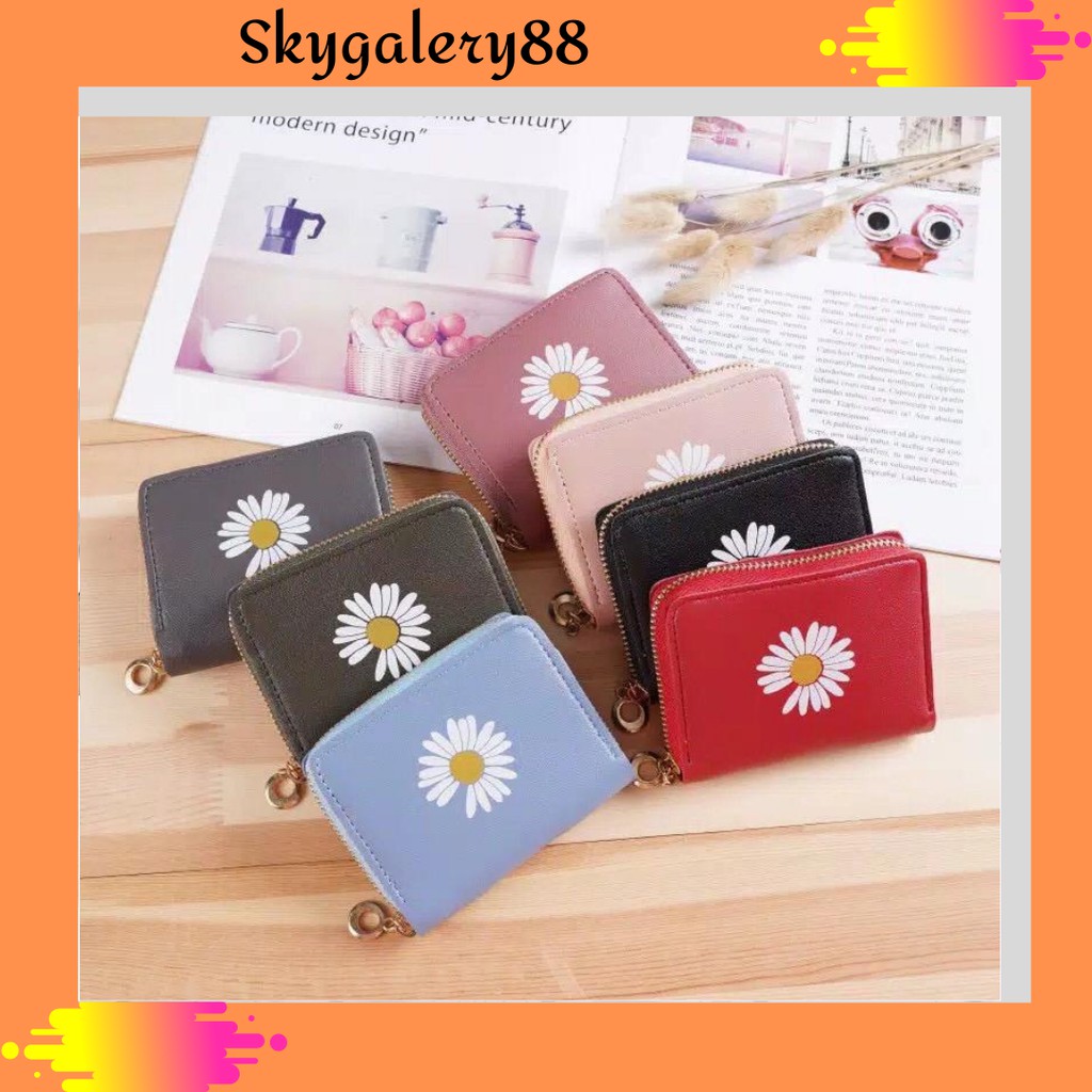Jual ♥SKY♥ DOMPET KELLY BELLY KOIN WANITA DOMPET WANITA MINI MOTIF BUNGA DAISLY IMPORT | Shopee ...