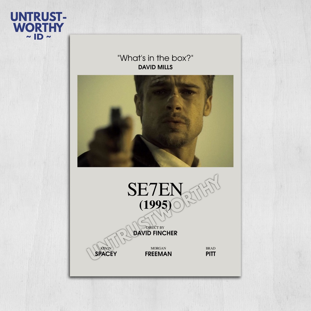 Jual Poster Seven Film Ukuran A5 | Shopee Indonesia