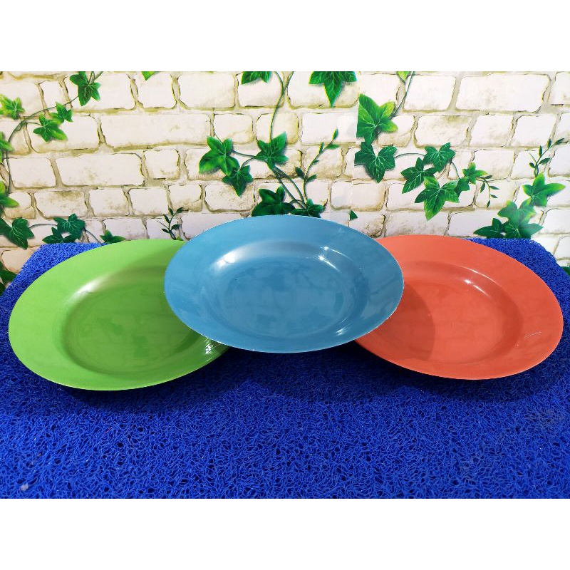 Jual Piring plastik 9(21.5CM) super galaxy / piring makan / Piring saji | Shopee Indonesia