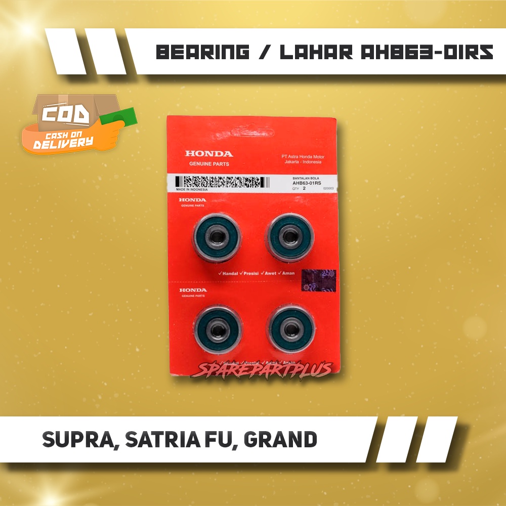 Jual BEARING/ LAHAR RODA DEPAN SUPRA, SATRIA FU, GRAND, AHB63-01RS ...