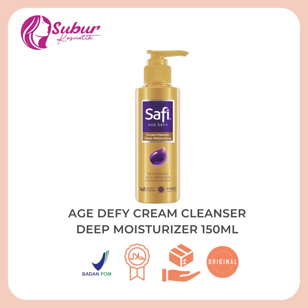 Jual Safi Cream Cleanser Deep Moisturising Rejuvenate And Brighten ...