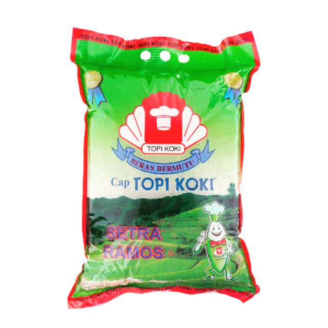 Jual beras TOP KOKI premium 5kg | Shopee Indonesia