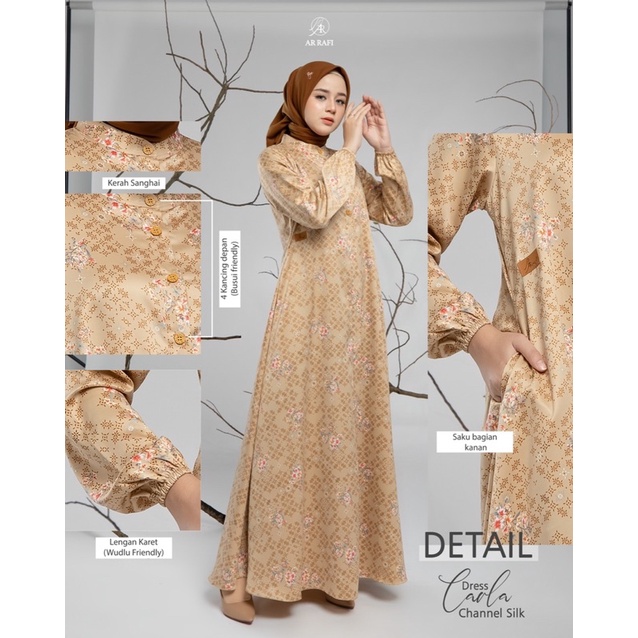 Jual Carla Dress by Hijab AR RAFI (ORI) | Shopee Indonesia