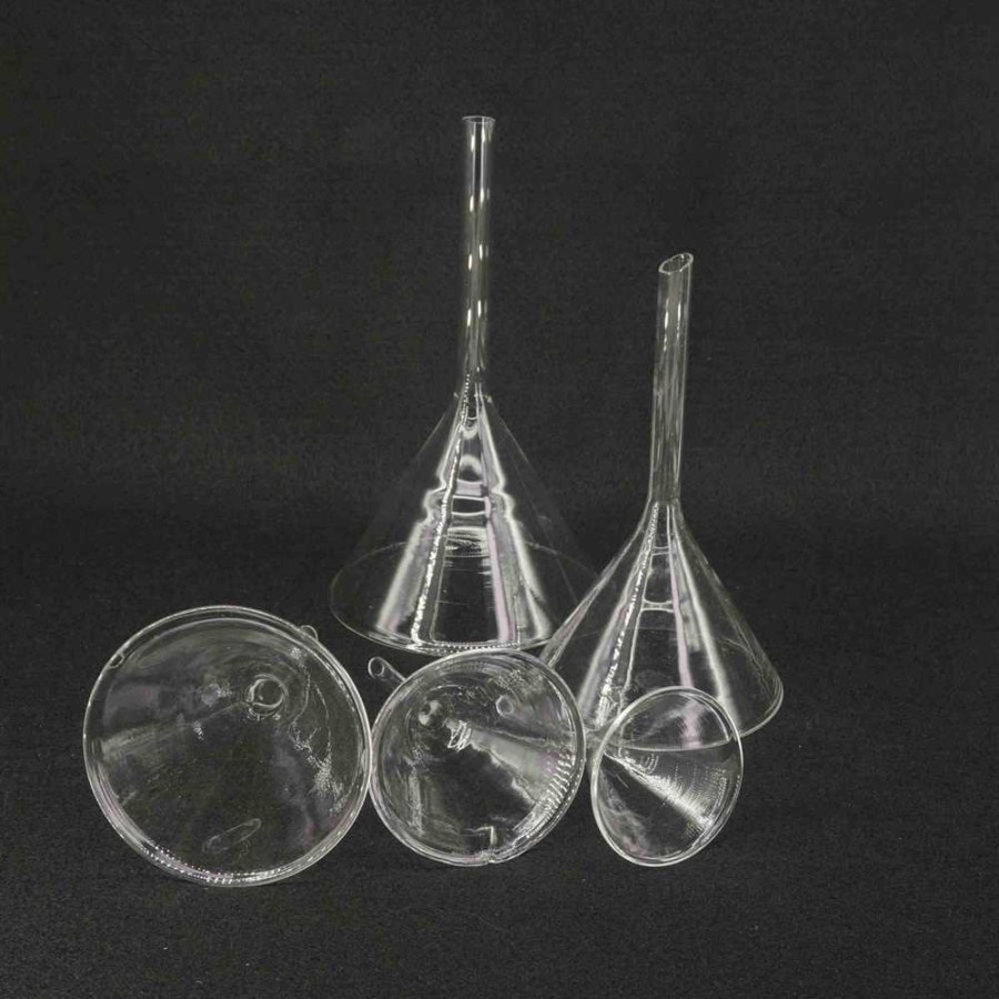 Jual Gelas Corong Kaca Lab Kimia Tahan Panas Borosilicate Glass ...