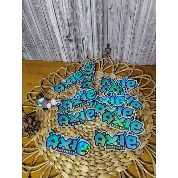 Jual Axie Infinity - Sticker Vynil Laminasi Glitter dan Sticker ...